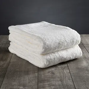 DELILAH HOME Organic Cotton Face Towels, Set Of 2 - White