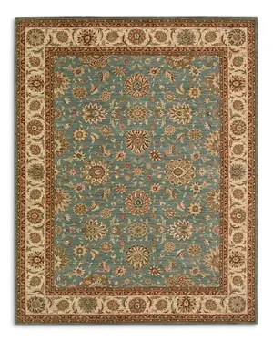 NOURISON HOME Nourison Living Treasures Li05 Area Rug, 7'6 X 9'6 Aqua