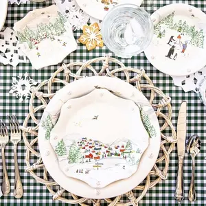 JULISKA Berry & Thread North Pole Dinner Plate
