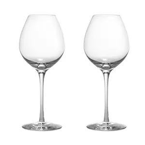 ORREFORS Difference Fruit Wine Glass, Set Of 2 - Clear