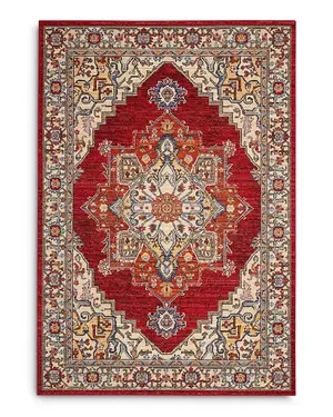 NOURISON HOME Majestic Mst05 Area Rug, 5'6 X 8 - Red