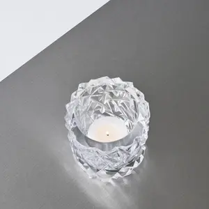 ORREFORS Carat Medium Candle Holder
