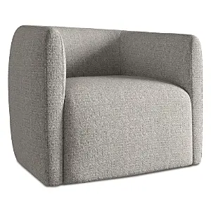 Bloomingdale'S Connell Swivel Chair - Gray Mix- 1281-012