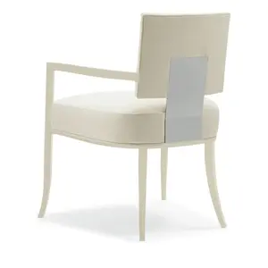 CARACOLE Reserved Seating Arm Chair- Ivory
