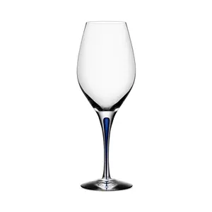 ORREFORS Intermezzo Blue Wine Glass, Set Of 2