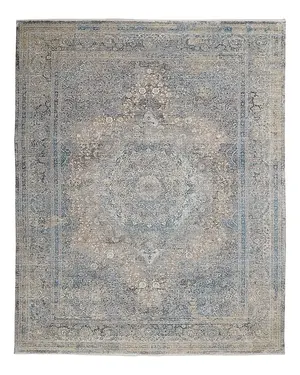 NOURISON HOME Starry Nights Stn06 Area Rug, 8' X 10 - Cream Blue