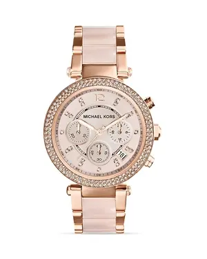 Michael Kors Parker Glitz Watch 39mm - Rose/pink