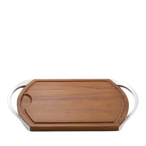 NAMBE Carve & Serve Station - Brown/silver