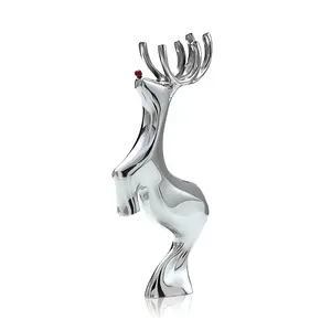 NAMBE Red Nosed Reindeer Figurine - Silver