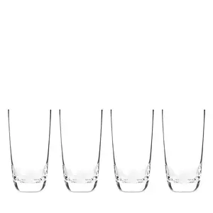NAMBE Taos Highball Glasses, Set Of 4 - Clear