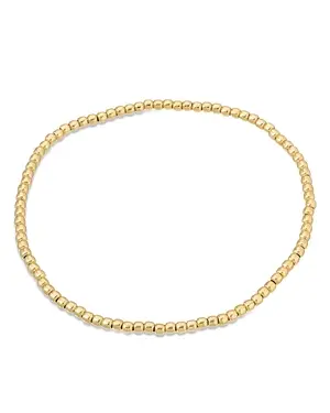 ZOE LEV 14k Fill Bead Stretch Bracelet - Gold