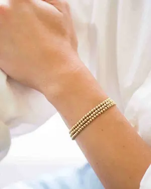 ZOE LEV 14k Fill Bead Stretch Bracelet