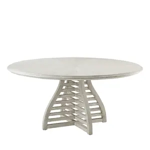 THEODORE ALEXANDER Breeze Slatted Dining Table - White