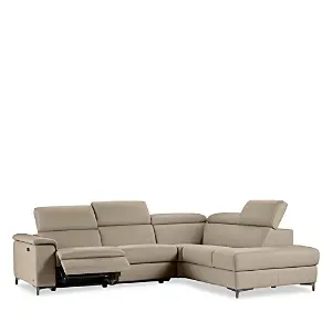 GIUSEPPE NICOLETTI Nuccio Power Reclining Sectional Torello 325 Beige