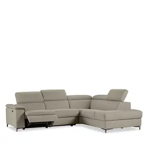 GIUSEPPE NICOLETTI Nuccio Power Reclining Sectional Torello Fango