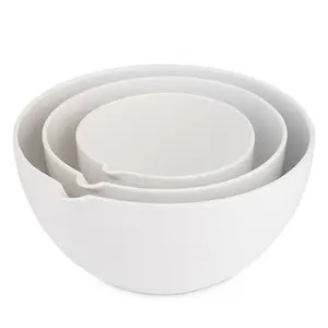 NAMBE Duets Nested Mixing Bowls - White