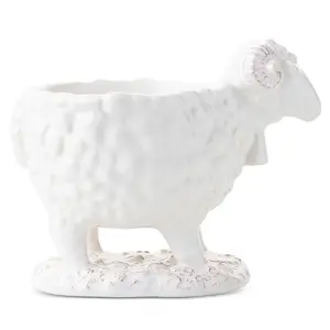 JULISKA Renoir Ram Serving Bowl - Whitewash