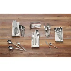 NAMBE Aidan 45-piece Flatware Set - Silver
