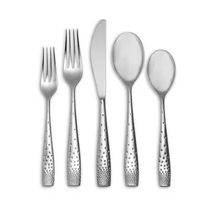 NAMBE Dazzle 45-piece Flatware Set - Silver
