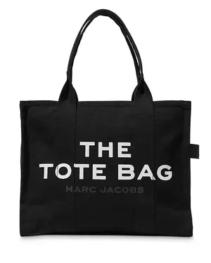 Marc Jacobs Canvas Large Tote Bag - Black