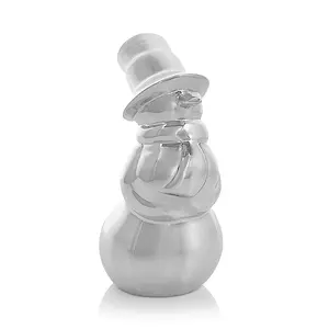 NAMBE Miniature Snowman Figurine - Silver