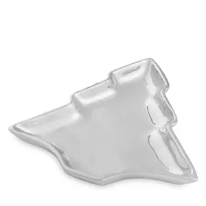 NAMBE 9 Christmas Tree Dish - Silver