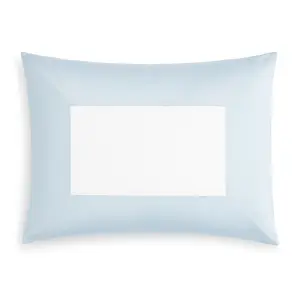 SFERRA Casida Boudoir Sham White/poolside