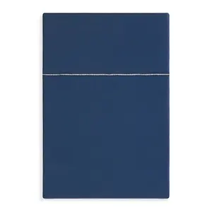 SFERRA Giotto Flat Sheet, Full/queen - Navy