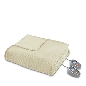 BEAUTYREST Electric Microfleece Heated Blanket, Twin Green