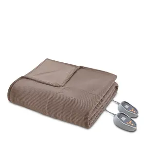 BEAUTYREST Electric Microfleece Heated Blanket, Twin Mink
