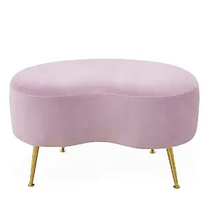 Jonathan Adler Kidney Ottoman Purple