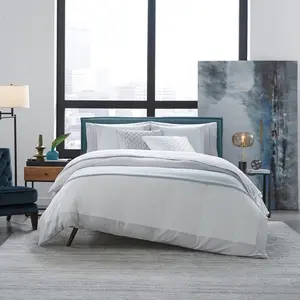 SFERRA Casida Flat Sheet, King - White/lunar