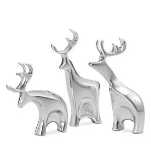 NAMBE Mini Dasher Reindeer 3-piece Set - Silver