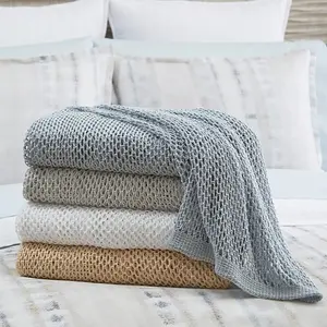SFERRA Mare Decorative Throw Honey