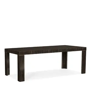 CARACOLE Edge Dining Table - Striated Ebony