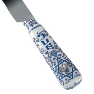 SPODE Blue Room Judaica Challah Knife