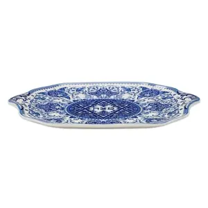 SPODE Blue Room Judaica Matzoh Plate