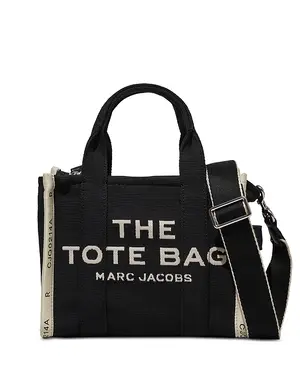 Marc Jacobs Jacquard Small Tote Bag - Black/natural
