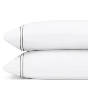SFERRA Grande Hotel Standard Pillowcase, Pair Silver