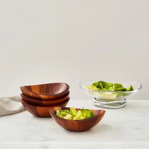 NAMBE Braid Salad Bowls, Set Of 4