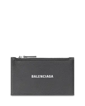 Balenciaga Cash Long Coin And Card Holder - Black/white