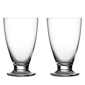 NAMBE Skye Tall Tumblers, Set Of 2 - Clear