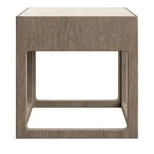 BERNHARDT Casa Paros Side Table - Dark Brown
