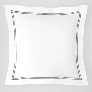 SFERRA Grande Hotel Euro Sham White/gray