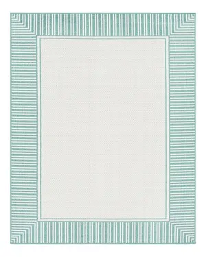 LIVABLISS Alfresco Alf-n Area Rug, 3'7 X 5'7 - Teal
