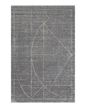 SURYA Hightower Htw-3009 Area Rug, 6' X 9 - Medium Gray/charcoal