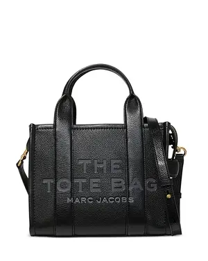 Marc Jacobs Leather Small Tote - Black