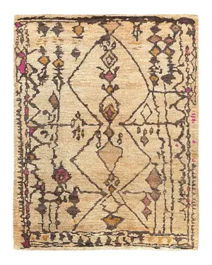 SURYA Medina Area Rug, 8' X 10 - Burnt Orange/hot Pink/taupe/mocha/beige