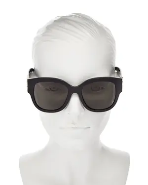 Saint Laurent Square Sunglasses, 56mm
