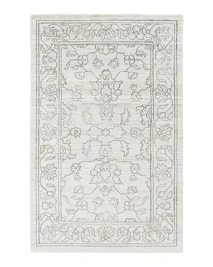 SURYA Hightower Area Rug, 4' X 6 - Ivory/gray